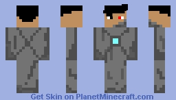 cyborg boy Minecraft Skin