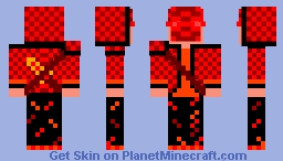 Jurassic red Minecraft Skin