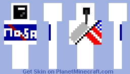 NASA Astronaut Minecraft Skin