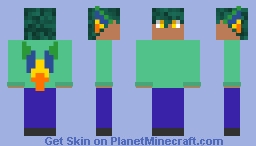 Pea the Avian Minecraft Skin