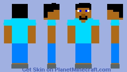 simplified steve Minecraft Skin