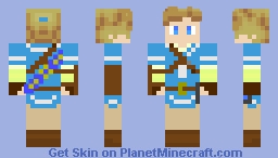 Link (Zelda BOTW Minecraft Skin