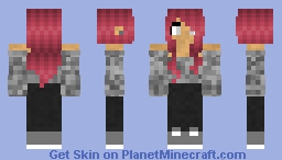 Fluffy Sweater Girl Minecraft Skin