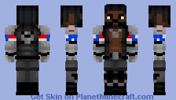 Jax Briggs (Mortal Kombat) Minecraft Skin