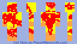 ENTITY LAVA MAN Minecraft Skin