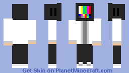 TV Guy Minecraft Skin