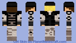 SCP foundation security man Minecraft Skin