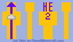 Simple Helium Minecraft Skin