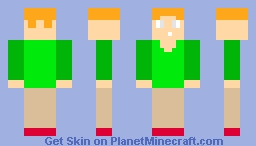 Pico from Pico's School/Friday Night Funkin' Minecraft Skin