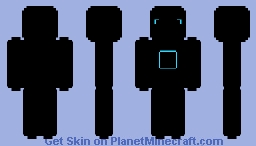 Blue Glow Effect Minecraft Skin