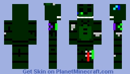 Phantom Golden Freddy Minecraft Skin