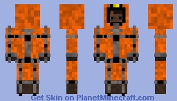 Engineer in an exoskeleton Minecraft Skin