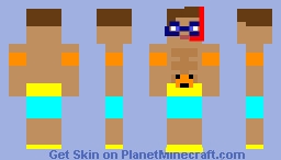 Swimming man Minecraft Skin