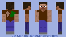 Steve modificado / Modified Steve Minecraft Skin