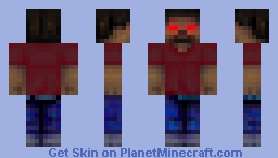 red steve Minecraft Skin