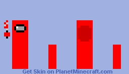 Among Us: Red Minecraft Skin