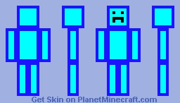 god of the blue sea Minecraft Skin