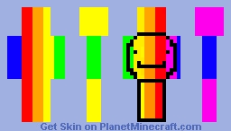 Rainbow Dream Minecraft Skin