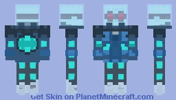 Mr freeze!! Minecraft Skin