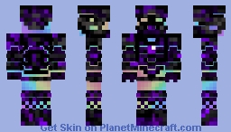 obsidian`s rainbow Minecraft Skin