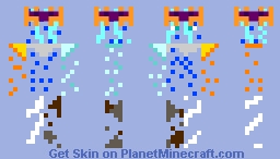 Elemental God with crown Minecraft Skin