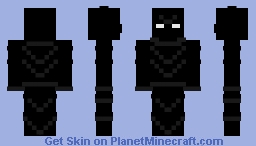 SHADOW with armor Minecraft Skin