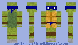Teenage Mutant Ninja Turtles / Leonardo Minecraft Skin