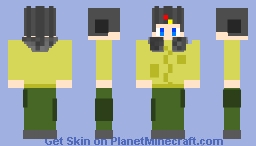 russian tank man Minecraft Skin