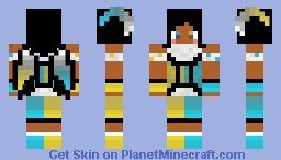 half and half Minecraft Skin