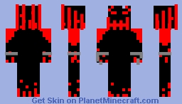 carnage, the unchained demon Minecraft Skin