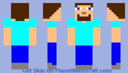 just a normal steve Minecraft Skin