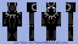 Black Panther (suit) Minecraft Skin