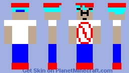 Friday Night Funkin - Boyfreind Minecraft Skin