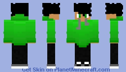 green Minecraft Skin