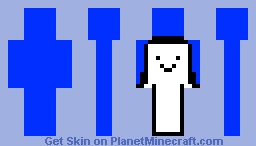 Blue happy dream Minecraft Skin
