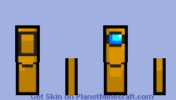 among us gold high detailed Minecraft Skin