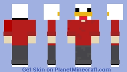 THE MAN IN THE CHICKEN COSTUME!!! Minecraft Skin