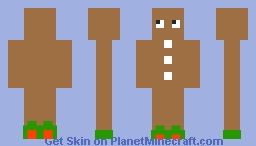 Ginger Bread man Minecraft Skin