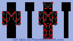 Shadow with upgraded armor Minecraft Skin