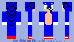Sonic Minecraft Skin