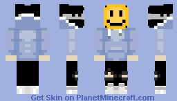 Smiley guy w hood Minecraft Skin