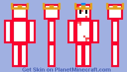 King Block Head Minecraft Skin