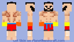More muscular Strongman Minecraft Skin