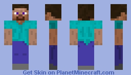 Inversed Steve Minecraft Skin