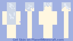 Light Blue Hair Base Minecraft Skin