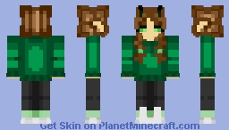 alien girl Minecraft Skin