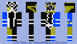 Power rangers dino fury Black gold Power shadow gold Minecraft Skin