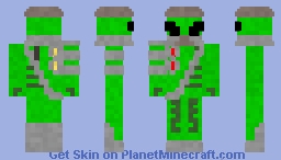 Alien soldier Remake Minecraft Skin