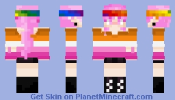 another one of my friend's skins pride edition Minecraft Skin