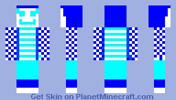 blue Minecraft Skin